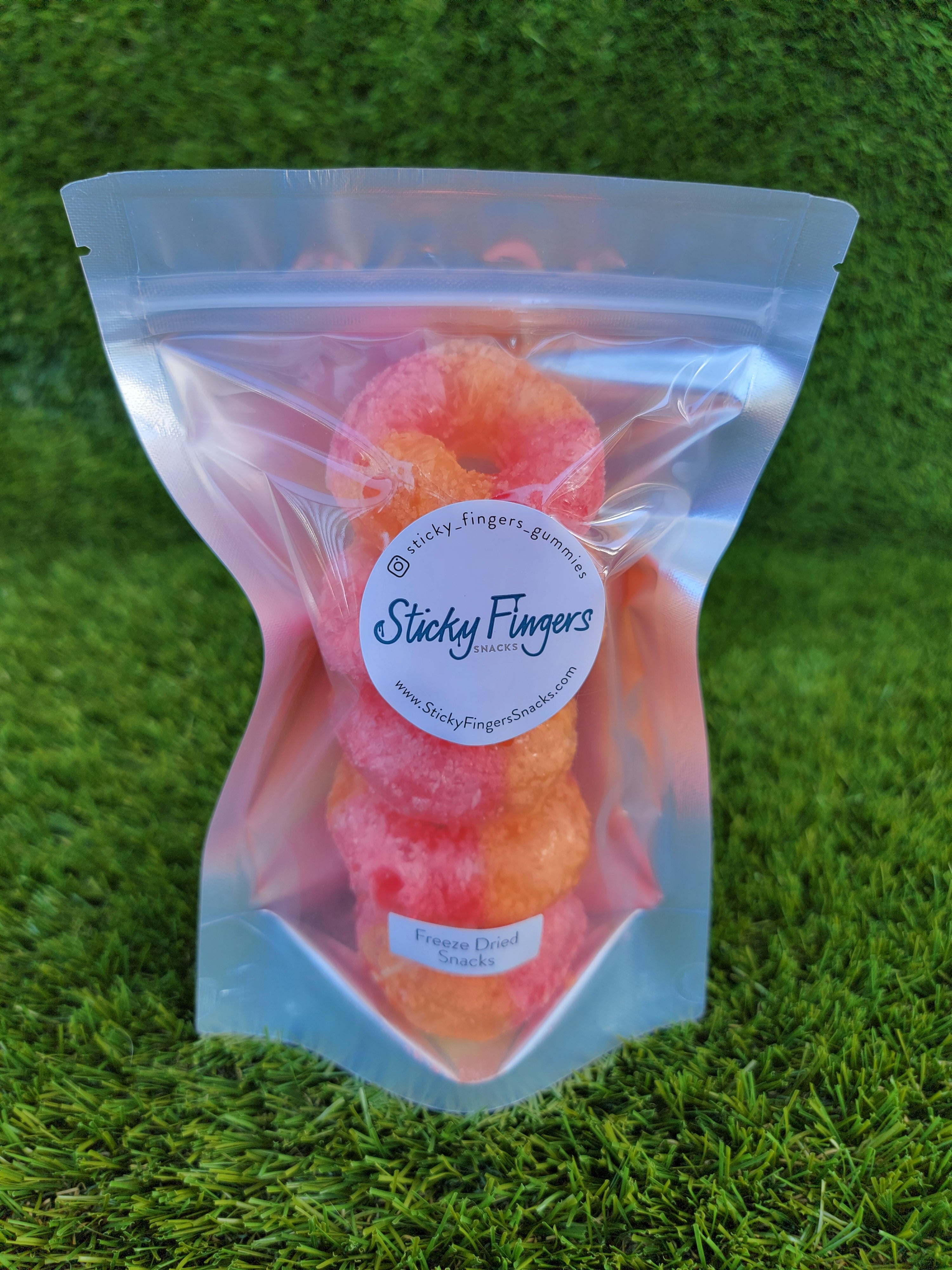Peachy Rings – Sticky Fingers Snacks LLC